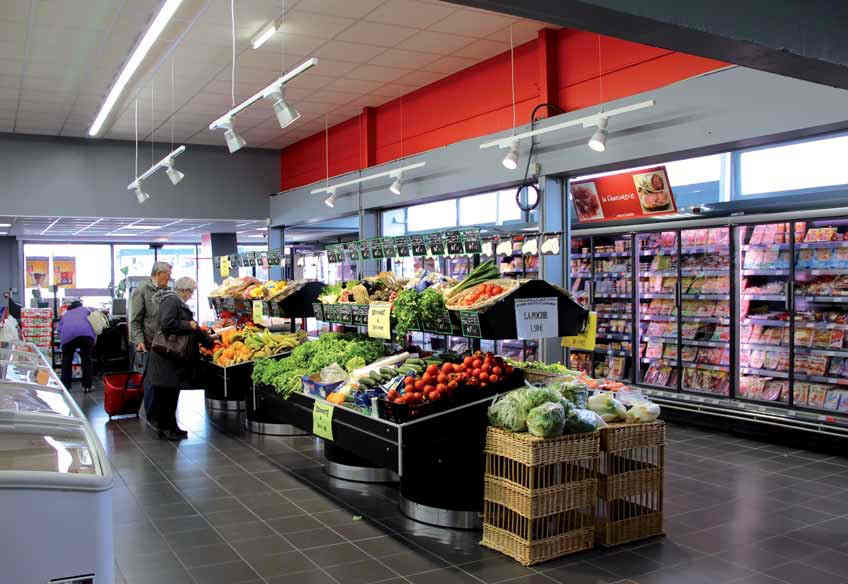 Rayon fruits et légumes de votre supermarché