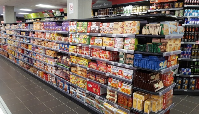 Rayon épicerie de votre supermarché